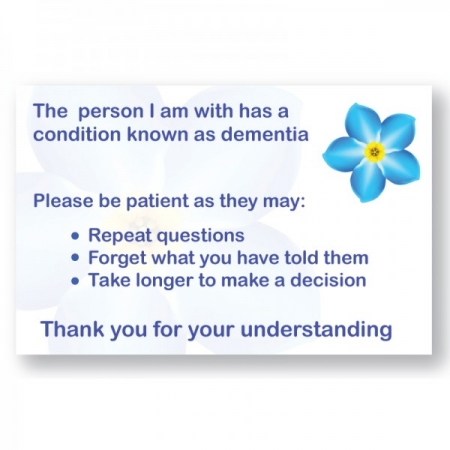 Patient Cards | Dementia Care Products